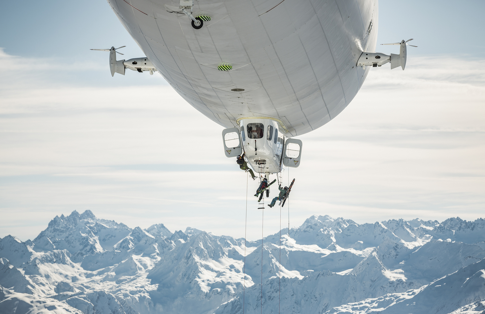 "Up in the air", freeride con lo Zeppelin - 4ActionSport