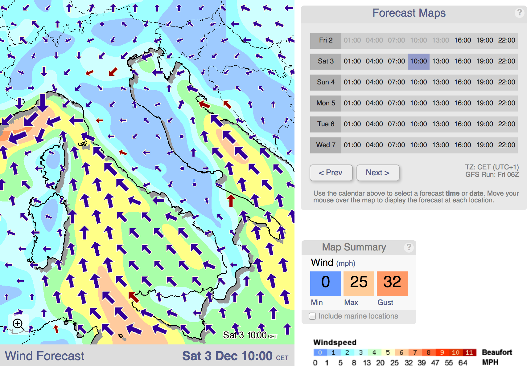 Wind alert: 3-4 dicembre - 4ActionSport